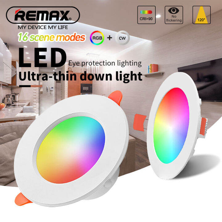 Remax Tuya Smart Ceiling Light RGBCW LED Pin light 10W 220V Dimmable ...