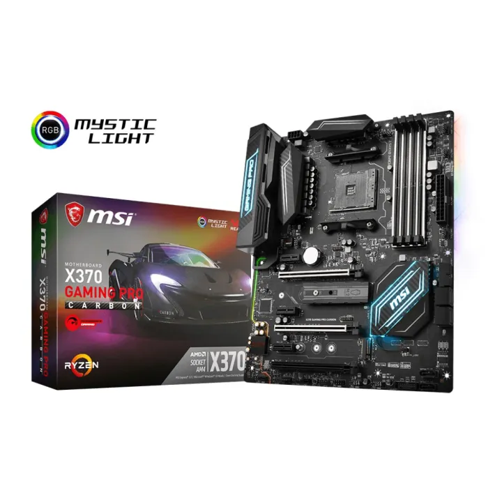MAINBOARD (เมนบอร์ด)MSI X370-GAMING-PRO-CARBON Chipset X370 PRO CARBON ...