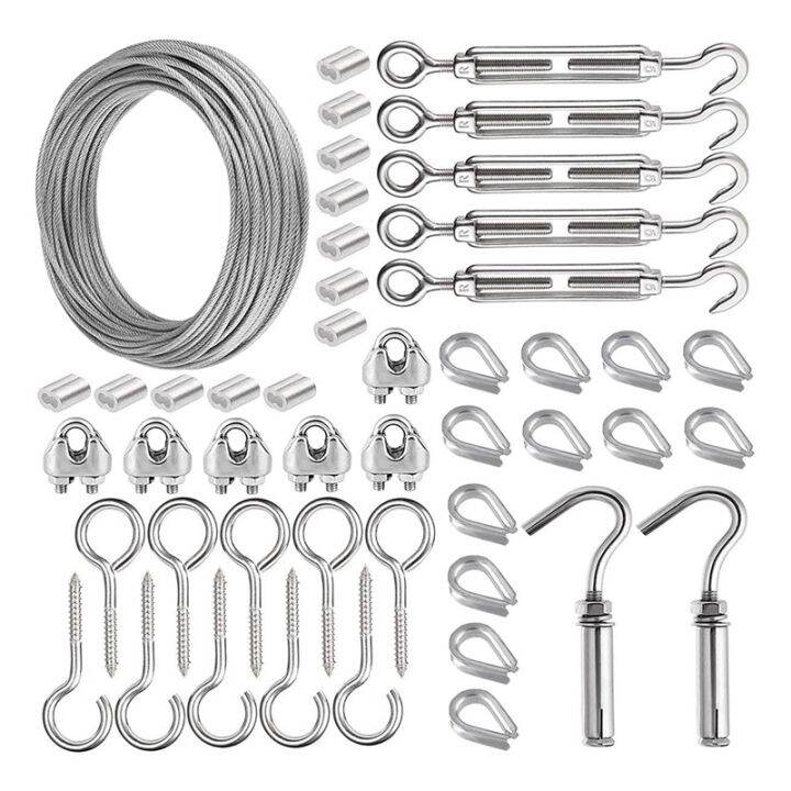 Turnbuckles for Cables Wire Trellis Kit, Wire Rope Kit for Wire Curtain ...