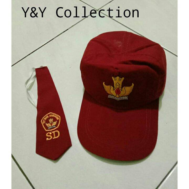 TOPI SEKOLAH SD PLUS DASI LAKI-LAKI | Lazada Indonesia
