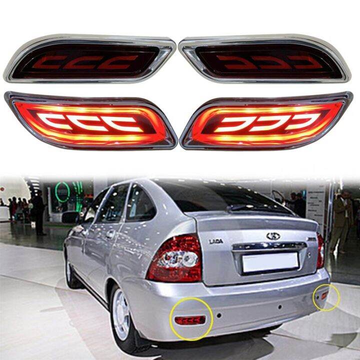 Full LED Bumper Reflector Lights For LADA PRIORA, For Tail/Brake,Turn ...