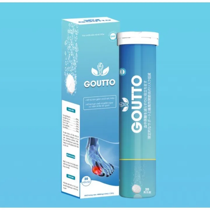 GOUTTO Effervescent Tablets ( ORIGINAL Japan Formulated to help Gout ...