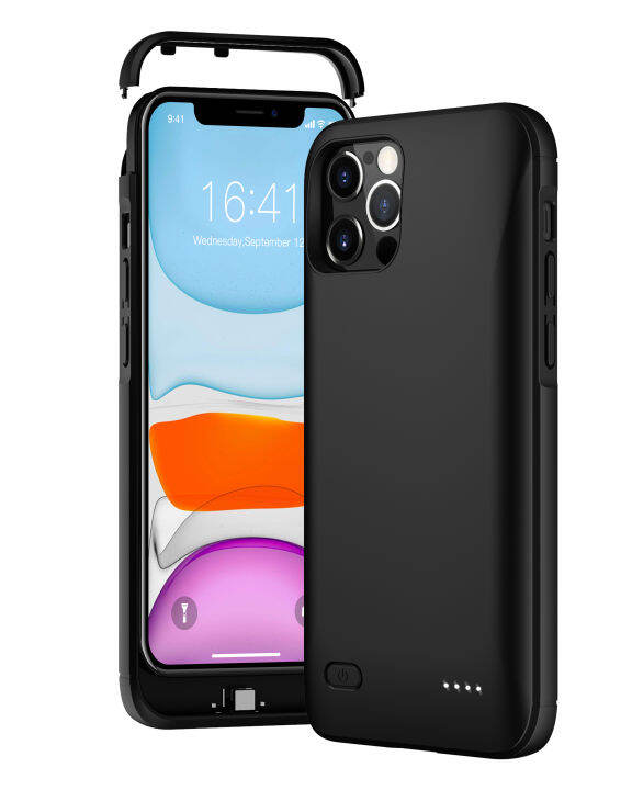 Power Case For iPhone 12 Pro Max Charging Cover For iPhone 12 Mini Slim ...