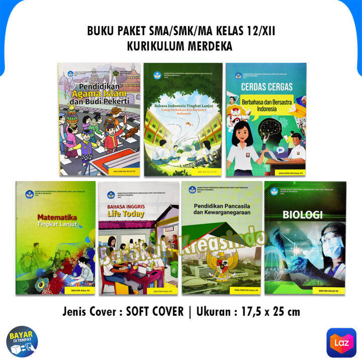 Terbaru 2023 Buku Paket Lengkap Kelas 12 SMA / SMK / MA Kurikulum ...