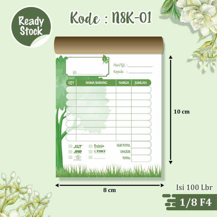 NOTA OLSHOP KOSONGAN LUCU READY TERMURAH [100 Lembar] | Lazada Indonesia