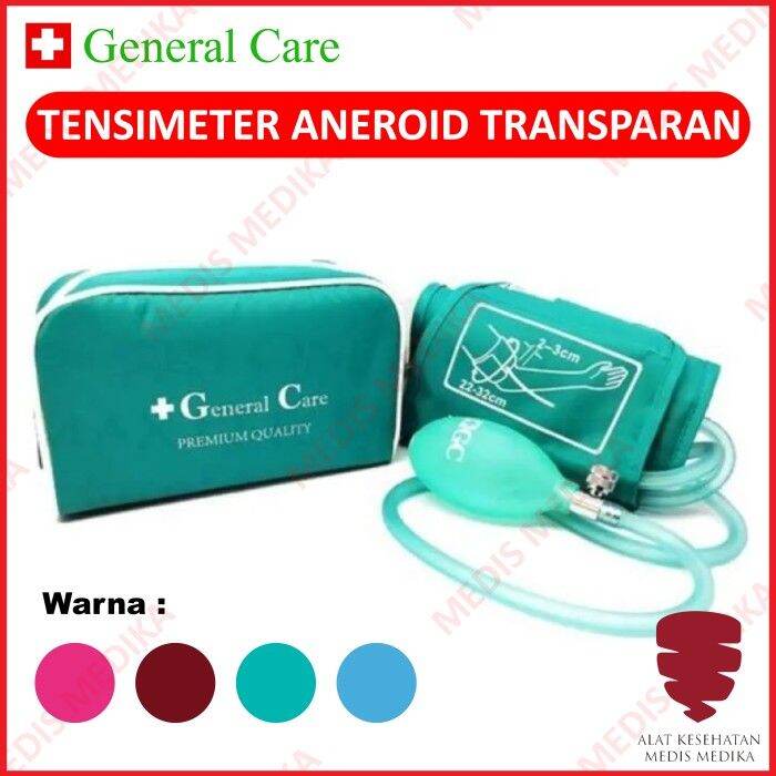 Tensimeter Aneroid General Care Transparan Alat Ukur Tekanan Darah ...