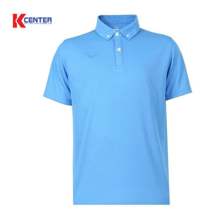 Grand Sport เสื้อโปโลชายสีล้วนทอลาย 012-253 | Lazada.co.th