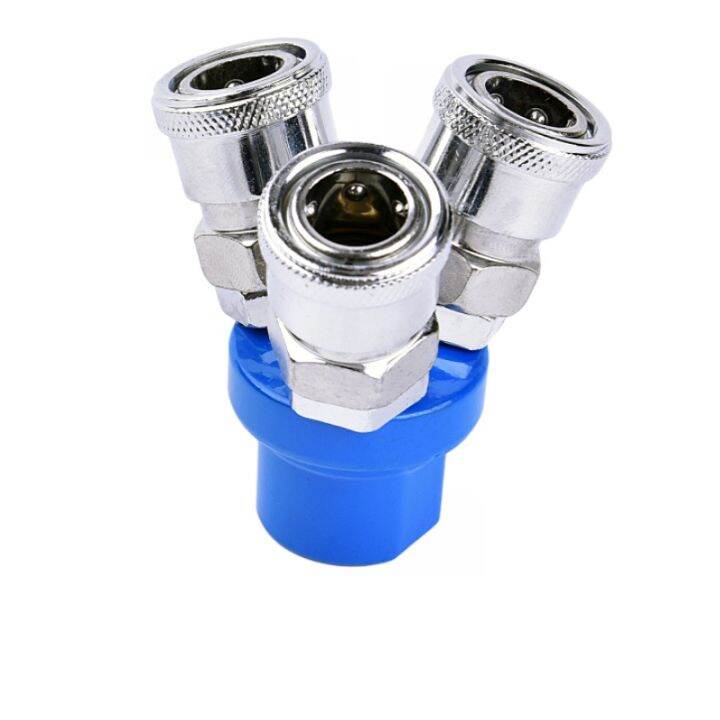 Air Compressor Manifold 2 Way 3 way Quick Connect Multi Hose Coupler Fitting Coupling | Lazada PH