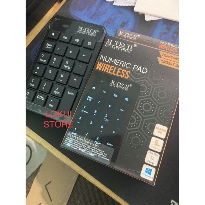 Keyboard Numeric Wireless USB 2.4GHz - Keypad Numerik Wireless M-Tech ...