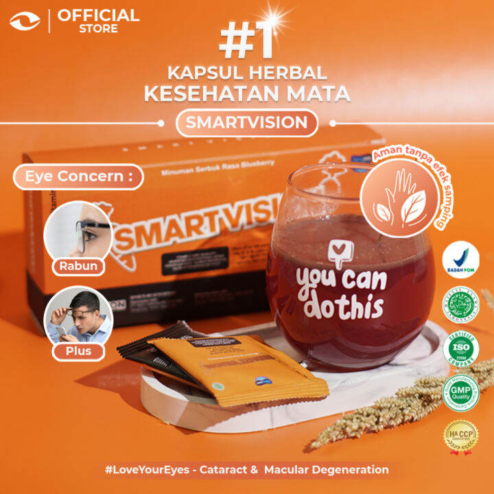 Vitamin Mata Smart Vision Obat untuk Penghilang Mata Minus | Lazada ...