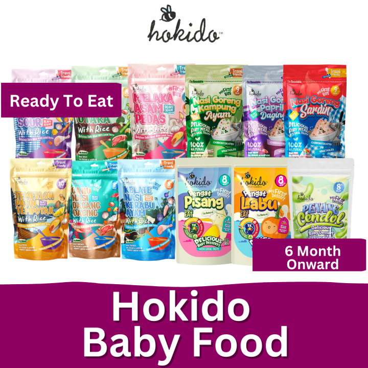 Hokido Ready to Eat-Edisi Lauk/My First Bite 8M+ | Lazada