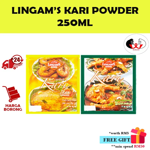 Lingam’s Serbuk Kari / Kari Powder [250GM] - Kari Daging(Meat Curry ...