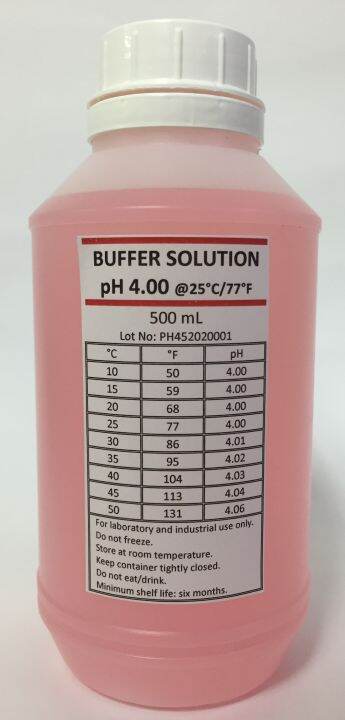 Buffer Solution pH 4.00 (500 mL) | Lazada