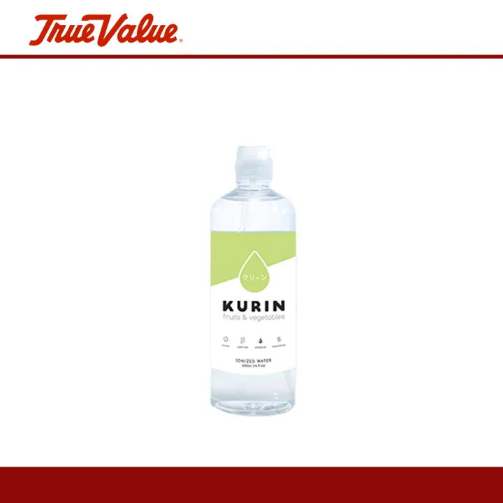 Kurin Ionized Water Fruits and Vegetables Cleaner Fliptop 500ml | Lazada PH