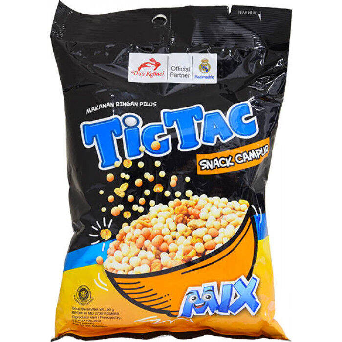Dua Kelinci Tic Tac Snack Pilus PERISA MIX 90g | Lazada