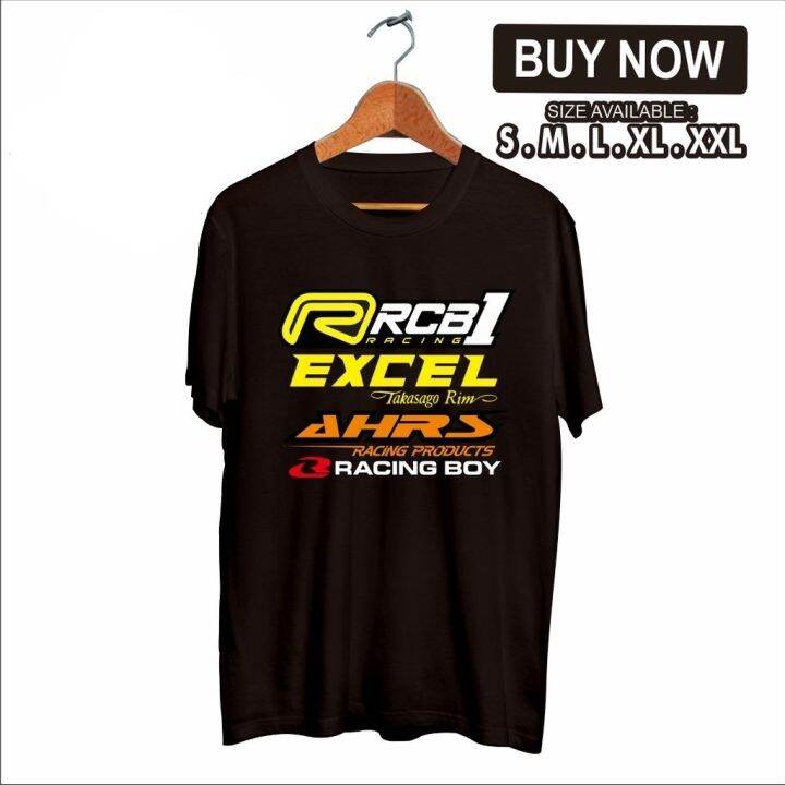 RKJ Kaos Distro Pria Cotton Combed - RCB Racing Boy Excel Logo | Lazada ...