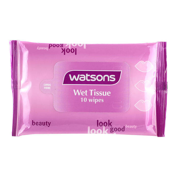 WATSONS Violet Wet Tissue 10 Sheets | Lazada PH