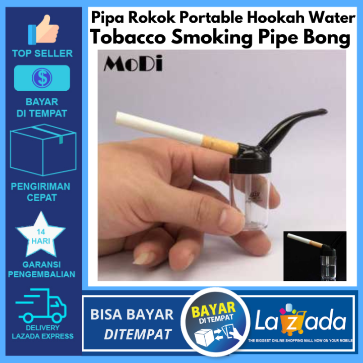 Filter Rokok Air Rokok Kretek Bahan Akrilik Mini Pipa Filter Rokok Air ...