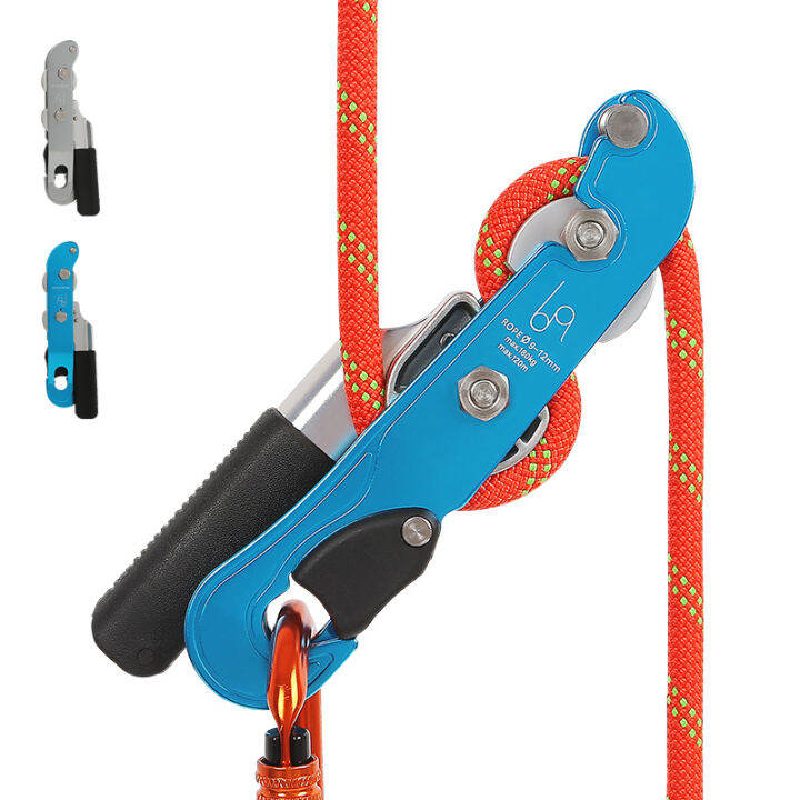 Outdoor Rock Climbing Descent device STOP Handle-Control Abseiling ...