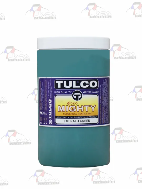 TULCO ECCO MIGHTY RUBERRIZED TEXTILE INK - EMERALD GREEN 1KG | Lazada PH