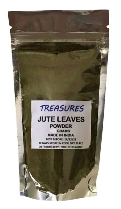 Treasures Jute Leaves Powder - Paat Shaak - Molokhia - Saluyot - 100% ...