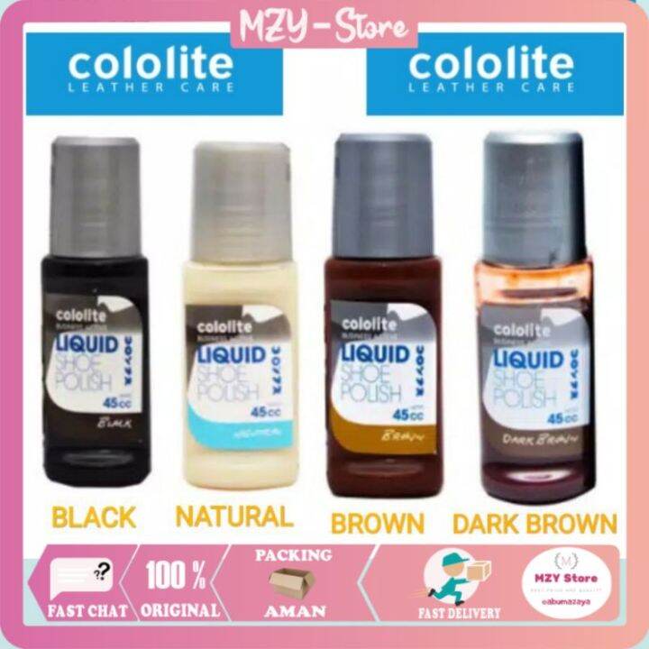 Cololite Liquid Shoe Polish / Semir Sepatu Cair 45ml - ORIGINAL PREMIUM ...