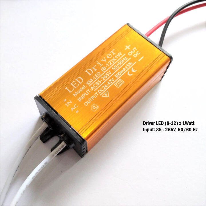 LED Driver (8-12) x 1watt WATERPROOF CASING BESI | Lazada Indonesia