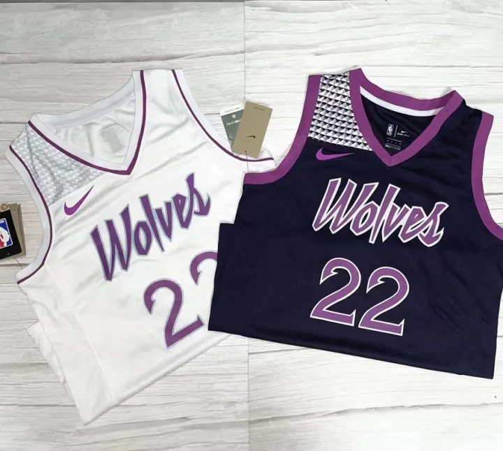 New Original Basketball Men's Jersey Minnesota Timberwolves #22 Andrew ...