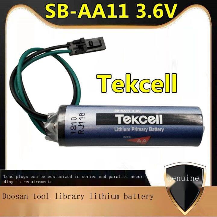 New-original ♛ Imported original Korean-made Tekcell SB-AA11 3.6V Doosan knife library battery ...
