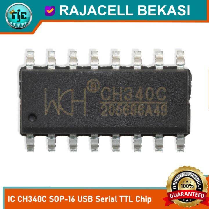 IC CH340C SOP-16 USB Serial TTL UART Original Chip Built-in Xtal CH340 | Lazada Indonesia