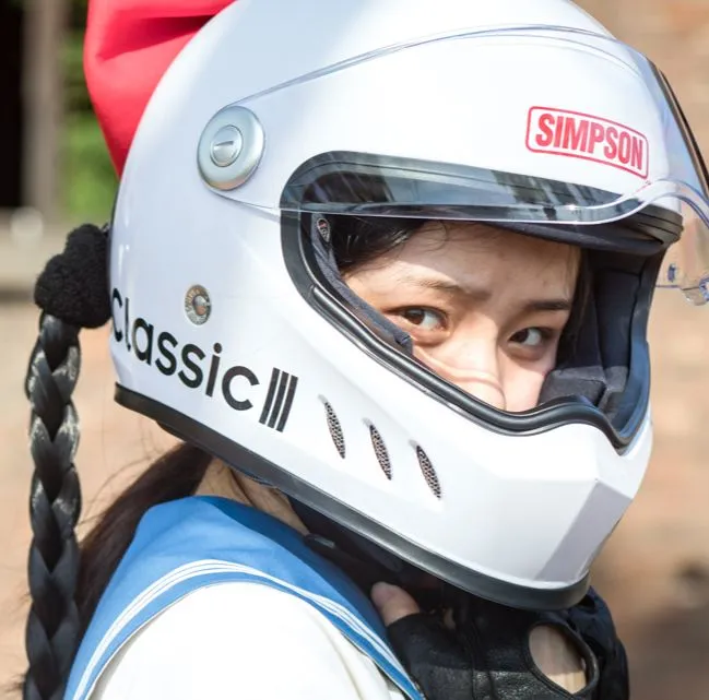 Zebra Helmet Original Motorcycles Classic Single Lens Motor Helmet ICC ...