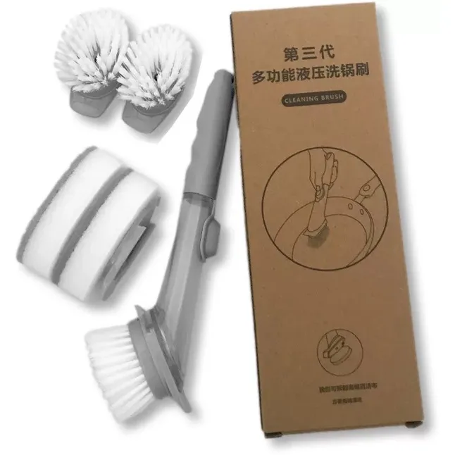 Cuci pinggan sponge Automatic Liquid-filling Dish Washing Brush Berus ...