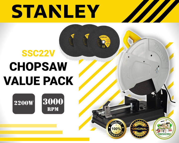 Stanley Chopsaw Value Pack/Cut-Off Machine SSC22V-B1 | Lazada PH