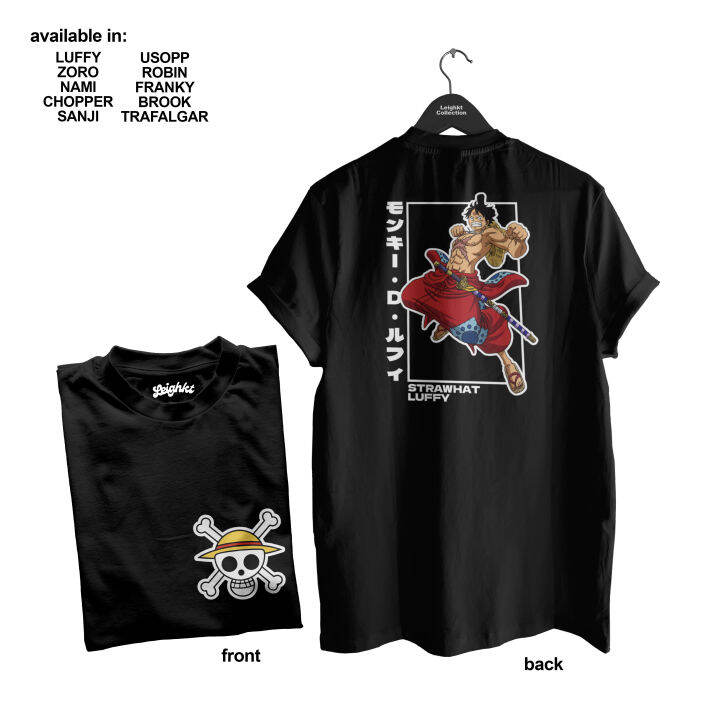 One Piece Monkey D Luffy B2B Anime Shirt 『Cotton Spandex』 Leighkt ...
