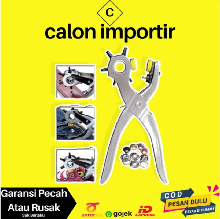 Tang Plong Alat Pembolong Pelubang Ikat Pinggang Gesper Sabuk Kulit ...