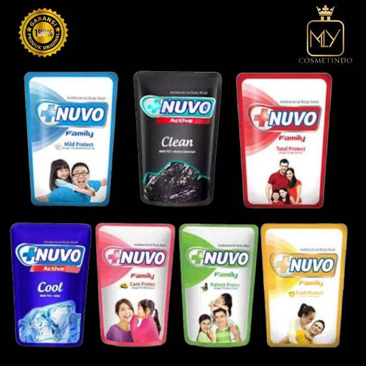 Sabun Cair Nuvo (refill 250ml) [Produk Dijamin ori dan Bergaransi*] | Lazada Indonesia
