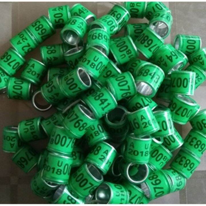Pigeon Ring Aluminium plastic rings can design your name phone number ...