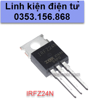 4 con MOSFET N-CHANNEL IRFZ24NPBF IRFZ24N IRFZ24 Z24 TO-220 55V 17A mới chính hãng IR 100% ...