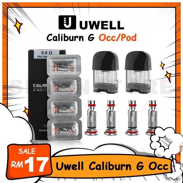 vape (Wholesale Price) Uwell Caliburn G 0.8 Ohm Replacement Coils Occ ...