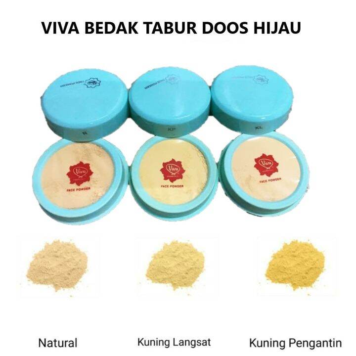 VIVA Bedak Doos Mini Hijau Tabur 25gr - Bedak Tabur | Lazada Indonesia