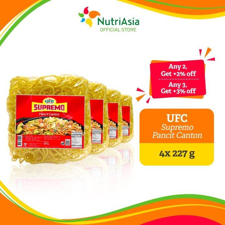UFC Supremo Pancit Canton 227g Bundle of 4 | Lazada PH