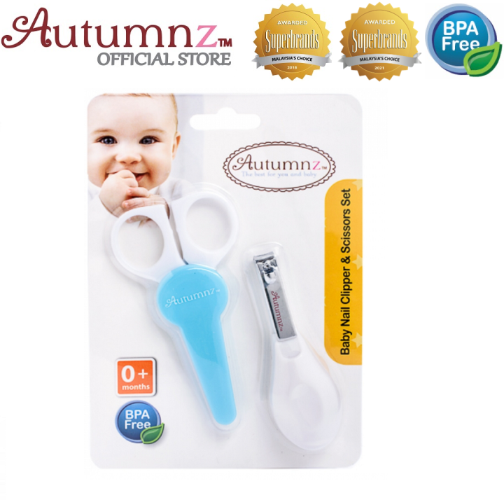 Autumnz Baby Nail Clipper & Scissors Set | Lazada