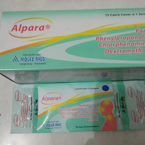 ALPARA 1 STRIP ISI 10 TABLET OBAT BATUK DAN PILEK DEWASA | Lazada Indonesia