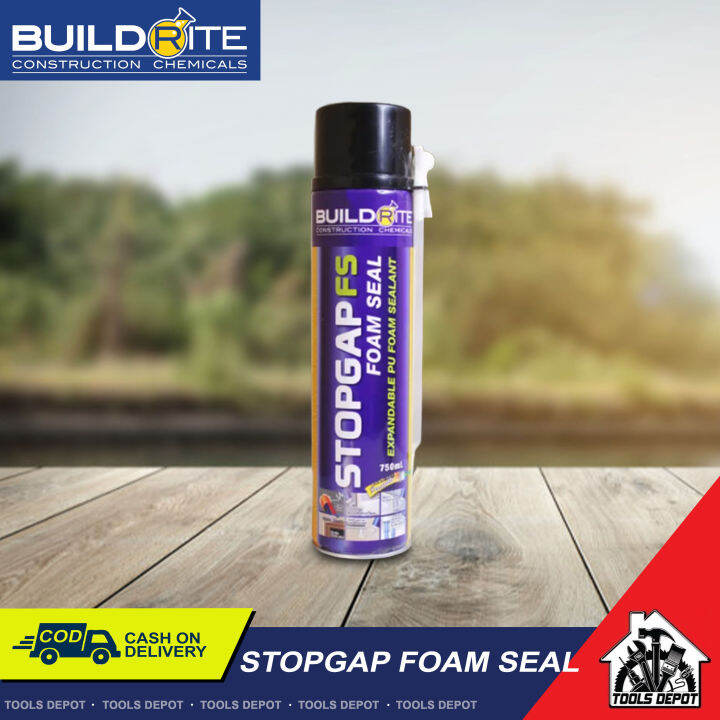 BUILDRITE STOPGAP Foam Seal - Multi Purpose PU - Foam Sealant 750ML | Lazada PH