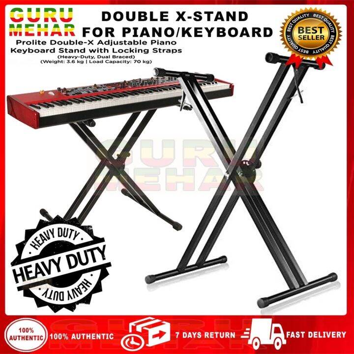 DJ SCORPIO - Double X Stand Piano Stand Big / Keyboard Stand | Lazada PH