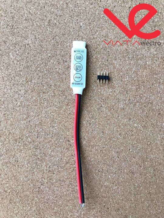 LED DIMMER MINI RGB 12V-24V MODUL KEDIP LED CONTROLLER 5050 3528 ...