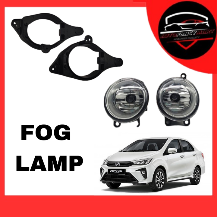 PERODUA BEZZA 2016-2019 FOG LAMP LIGHT FULL SET | Lazada