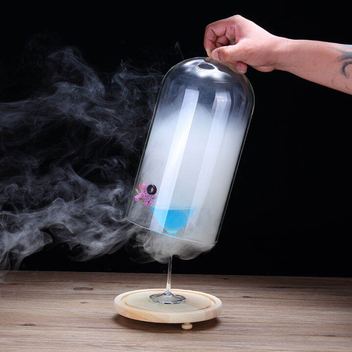 Bar soul lead-free crystal molecular cocktail special smoke hood with ...