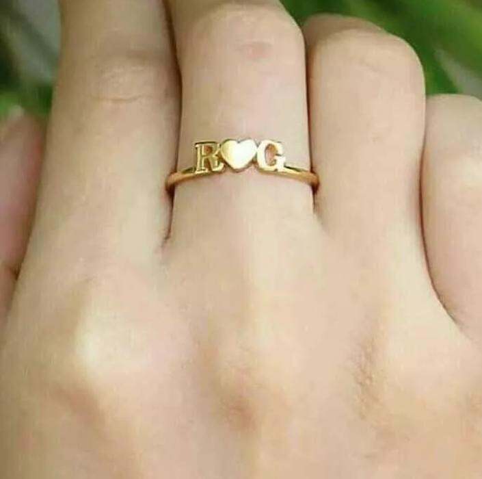 cincin Nama Inisial Model Terbaru | Lazada Indonesia