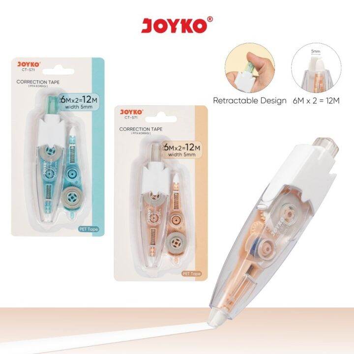 TIPE X, TIPE X KERTAS, CORRECTION TAPE CT-571 JOYKO | Lazada Indonesia